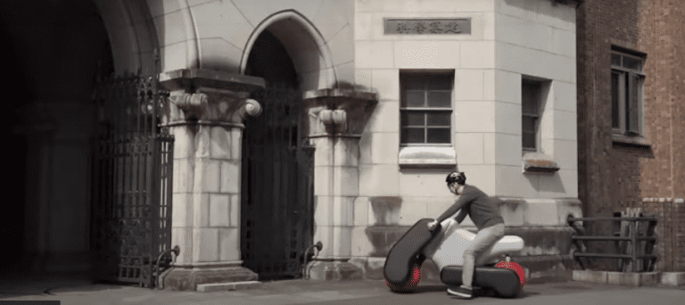 Inflatable electric scooter is made to fit each rider - Haultail On ...